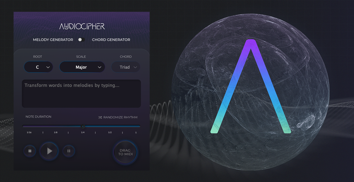 AudioCipher V3: The Word-to-MIDI Melody and Chord Progression Generator ...