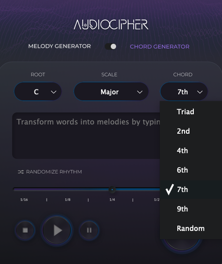 AudioCipher V3: The Word-to-MIDI Melody and Chord Progression Generator ...