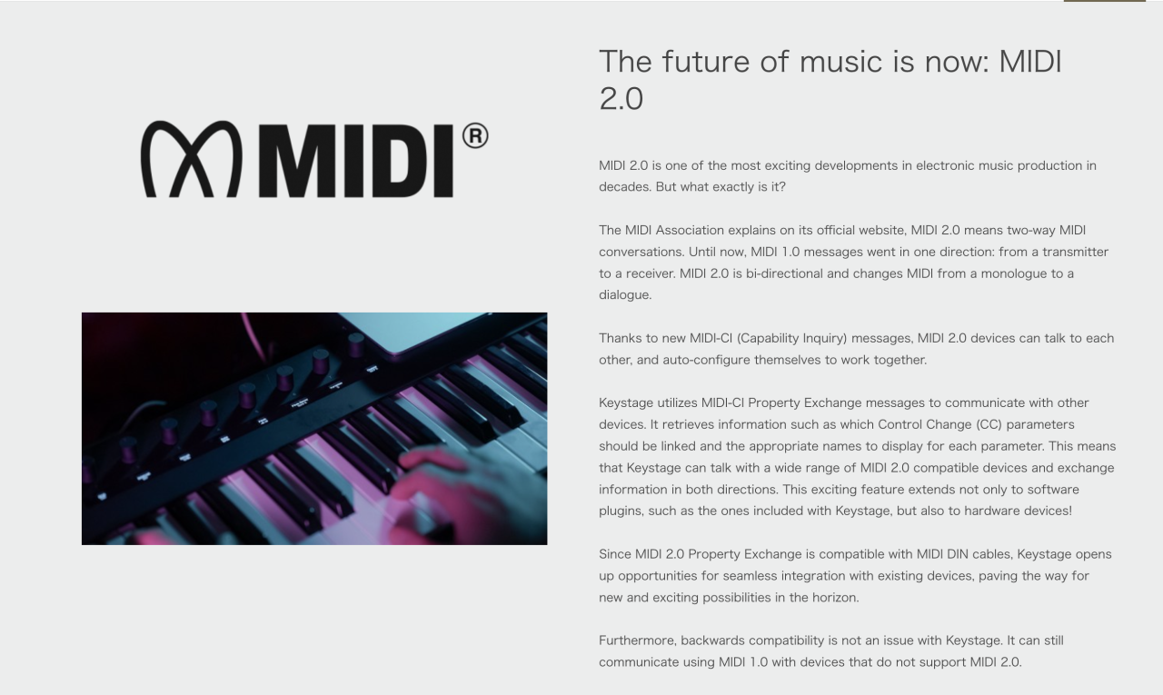 New MIDI 2.0 Products Released-November, 2023 – MIDI.org