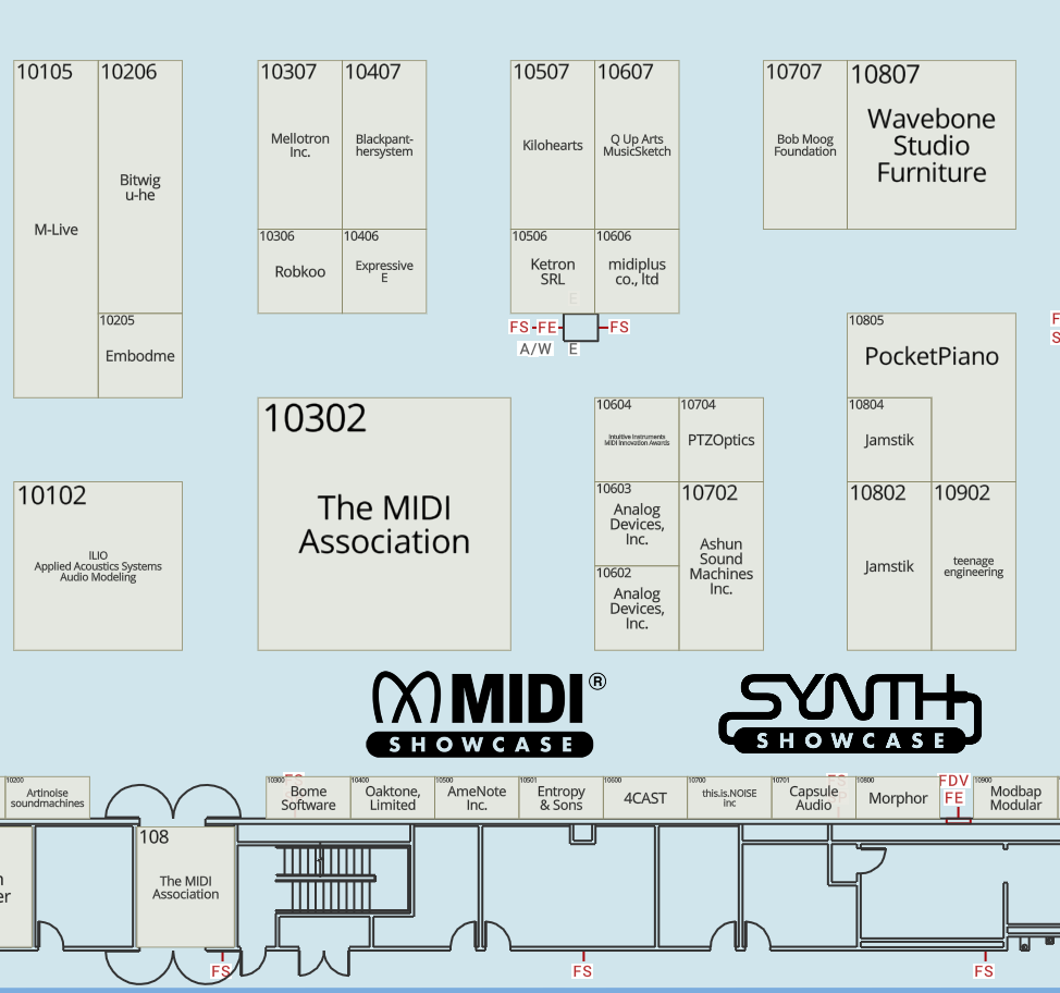 MIDI Association NAMM 2024 Booth Schedule – MIDI.org